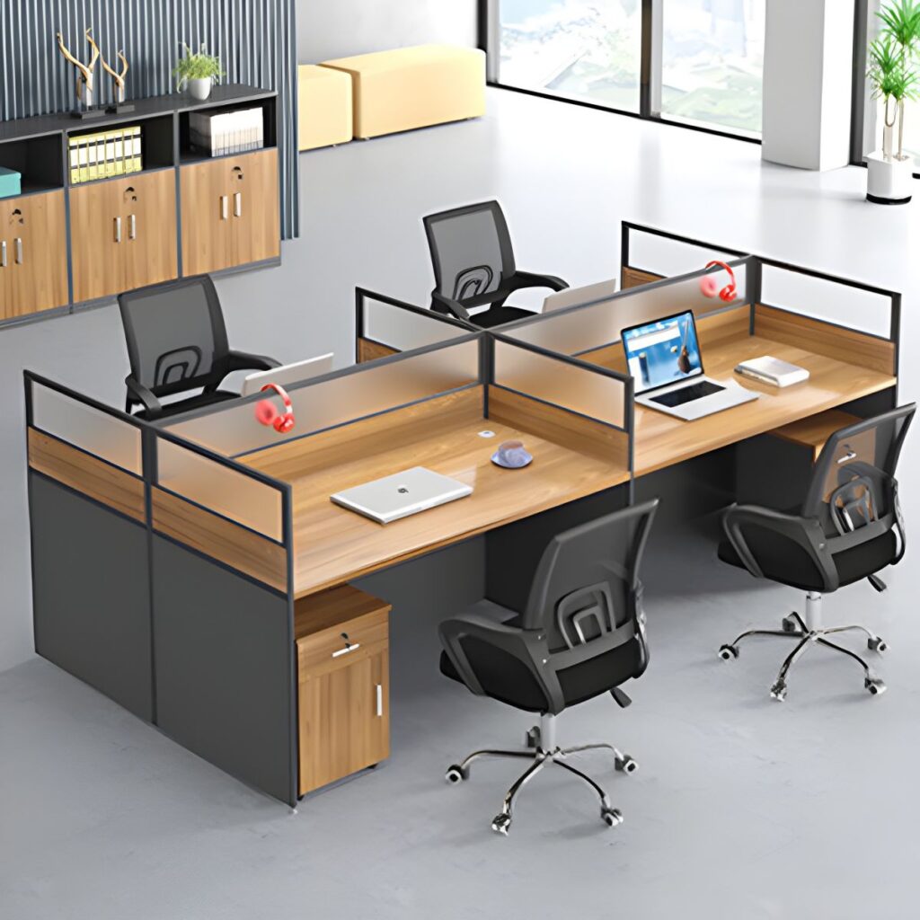 4-Way open view office workstation - Lokoo